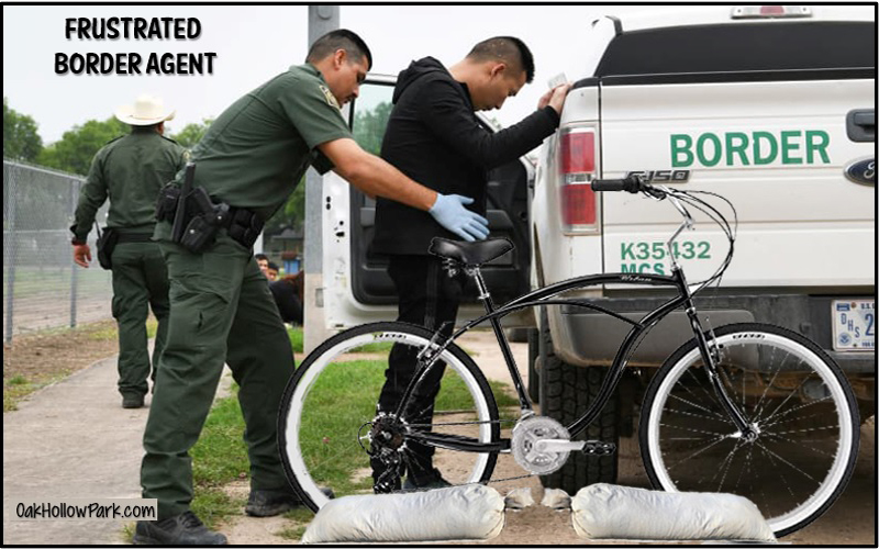 Frustrated Border Agent - Oak Hollow Park